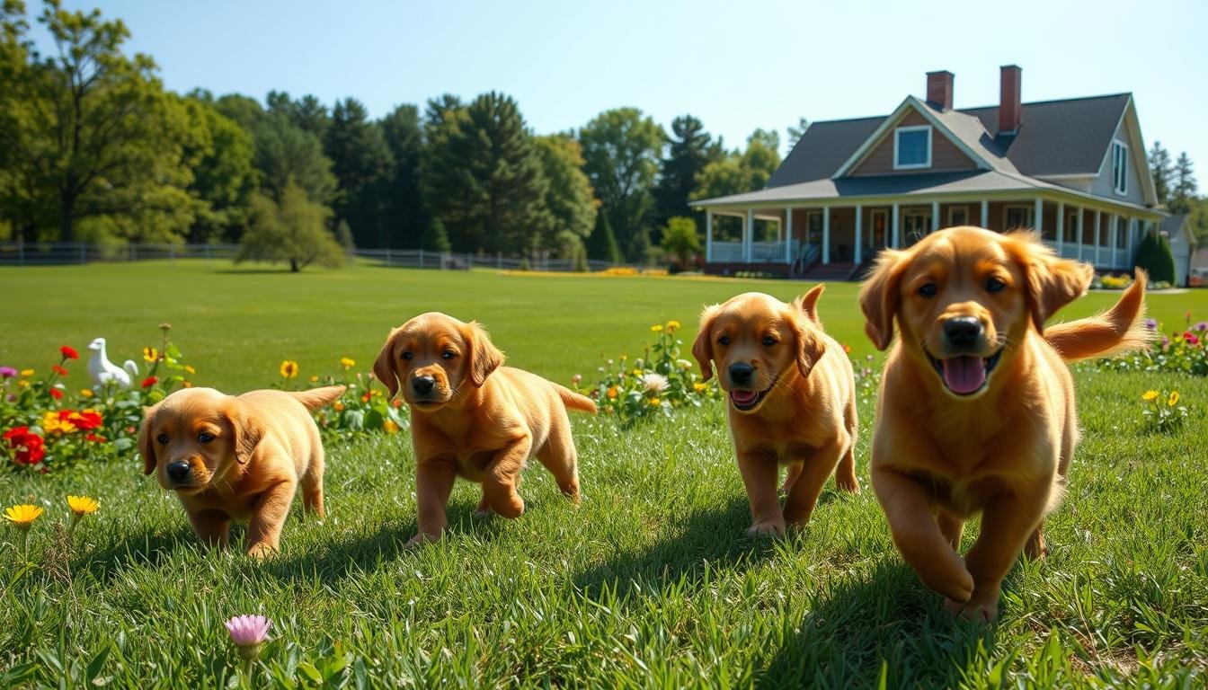 Red Golden Retriever Puppies in Michigan: Where to Look