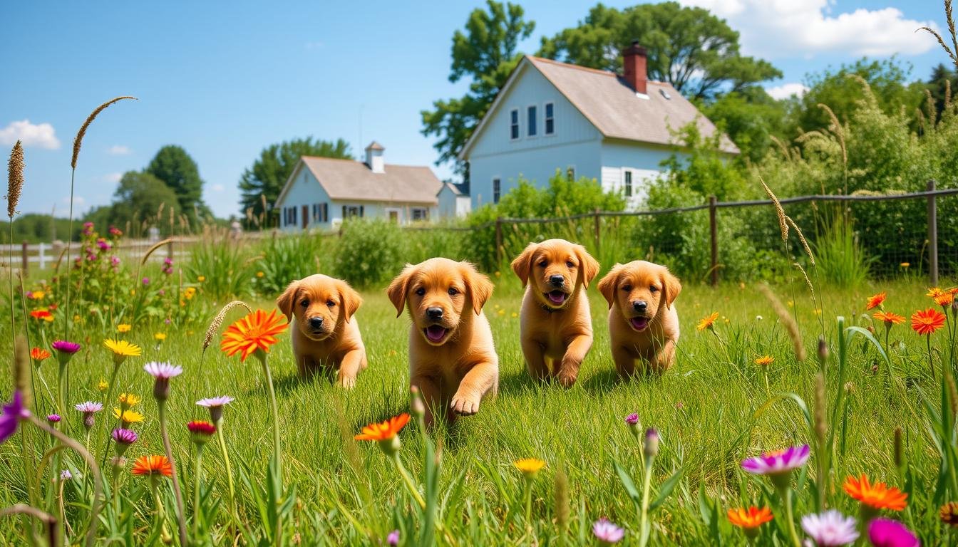 Red Golden Retriever Puppies in Michigan: Where to Look